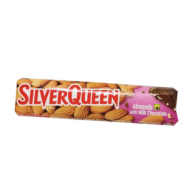 Promo Silver Queen - MINI Chocolate Bar ALMOND - 28 gr Diskon 10% di ...