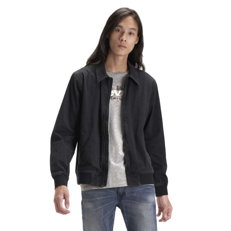 Jual Levi's Western Bomber Jacket Washed Black Denim (28418-0001) di ...