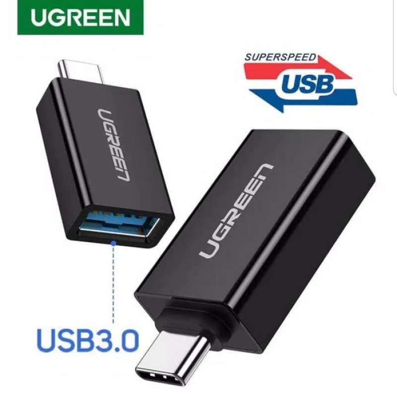 Jual Ugreen Adapter Converter Type-C to USB 3.0 OTG Diskon di Seller ...