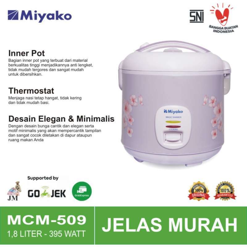 Jual Miyako MCM-509 3 in 1 [1.8 L] di Seller Jelas Murah - Jelas Murah ...