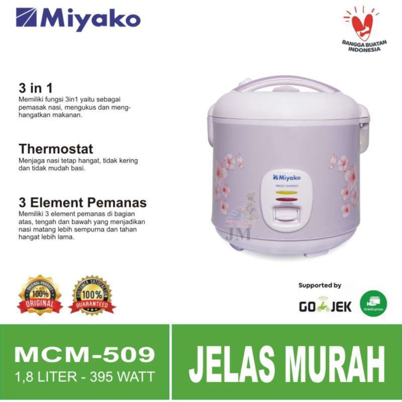 Promo Miyako MCM-509 3 in 1 [1.8 L] di Seller Jelas Murah - Kota ...