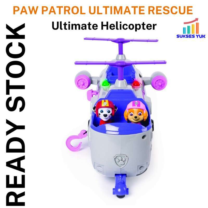 Jual Mainan PAW PATROL ULTIMATE RESCUE ULTIMATE HELICOPTER di Seller ...