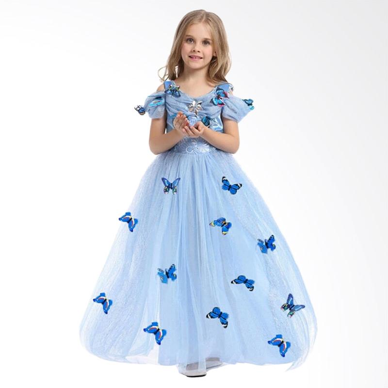 Jual Disney Baju Kostum Princess Cinderella Dress Anak/ Gaun Pesta Anak ...