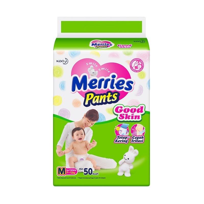 Jual Merries Diapers Pants Good Skin Popok Bayi [Size M/50 pcs] di ...