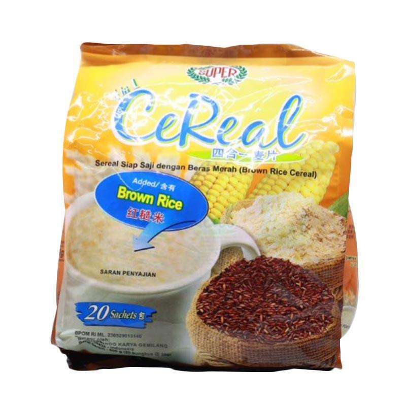 Jual Super Brown Rice Cereal 4 in 1 [30g sachet] di Seller W.jaya Store ...