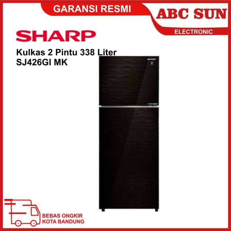Jual Sharp Kulkas 2 Pintu Sj-426Gi-Mk --- Garansi Resmi - Merah Hitam ...