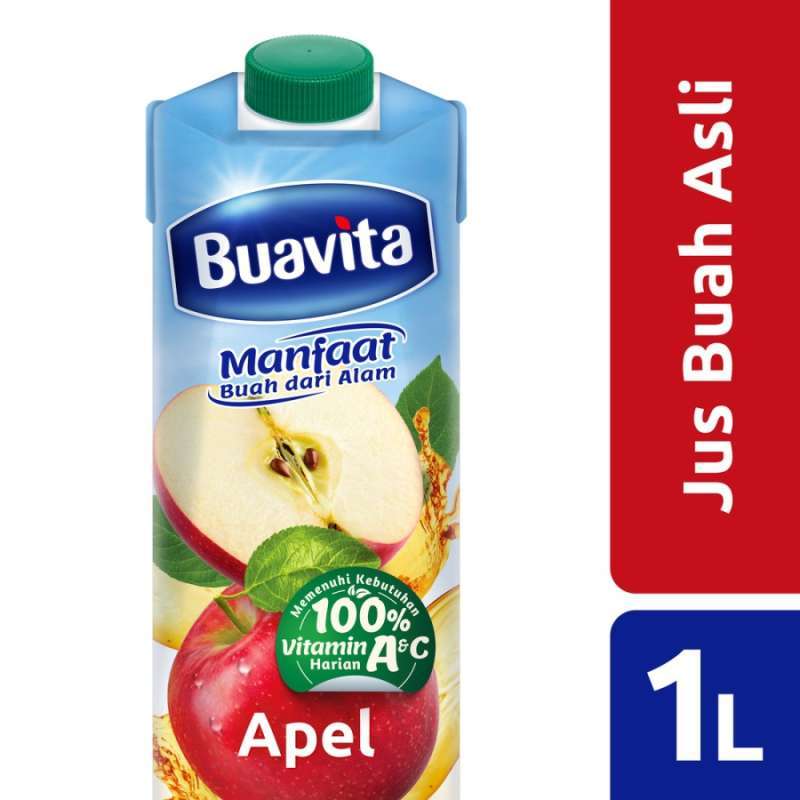 Jual Buavita Apple RL1 Minuman Jus Instant [21076341/ 1000 mL] di ...