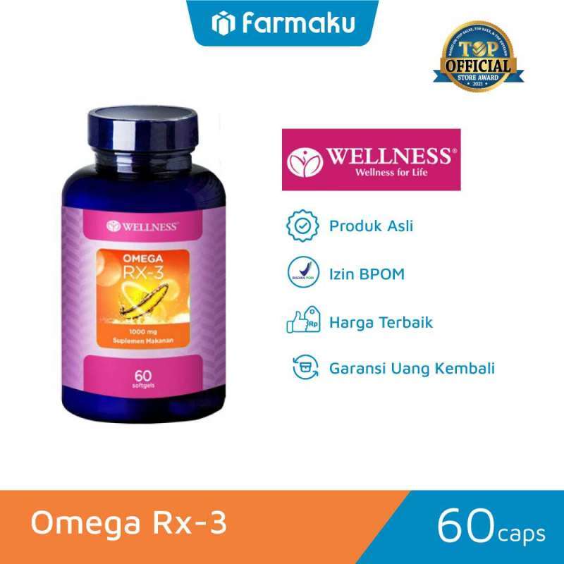 Jual WELLNESS Omega Rx-3 60S di Seller Farmaku Official Store - Kota ...
