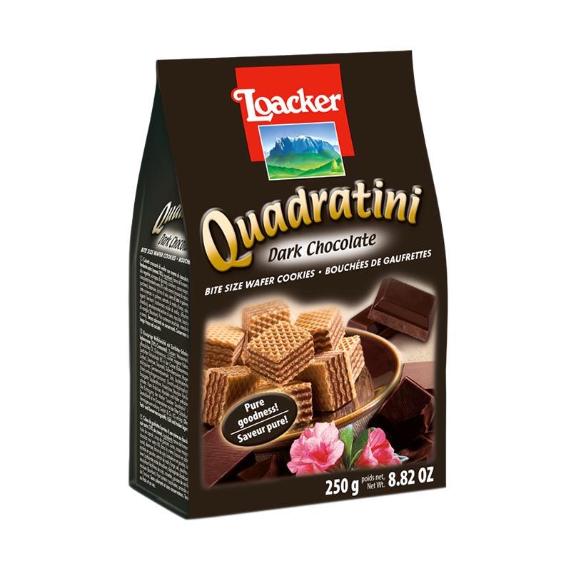 Promo Loacker Lk2500g Quadratini Dark Chocolate [250 G] Diskon 4% Di ...