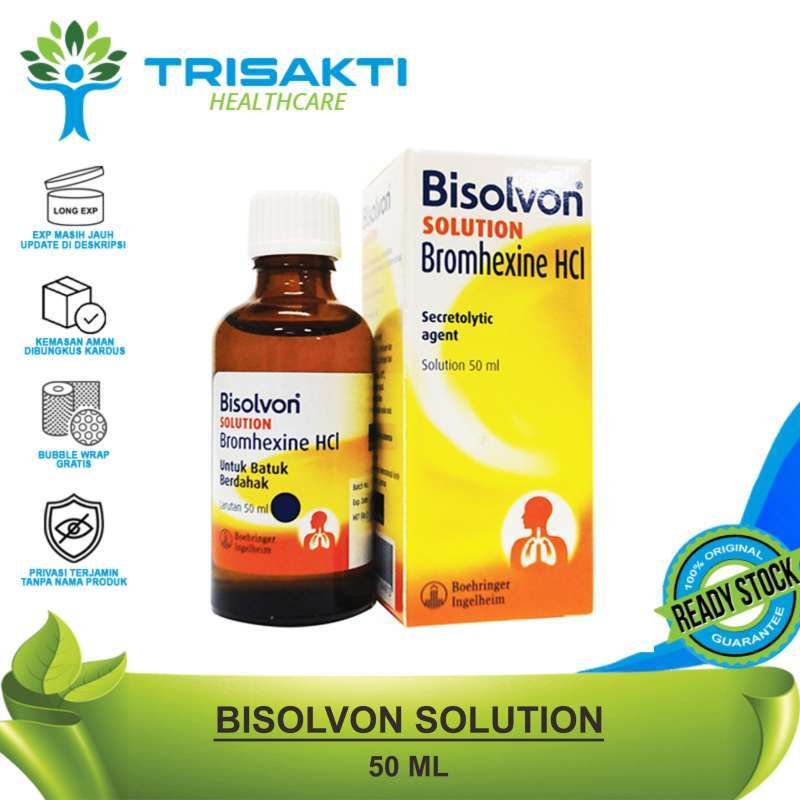 Jual Bisolvon Solution [50 Ml] Di Seller Trisakti Healthcare Official ...