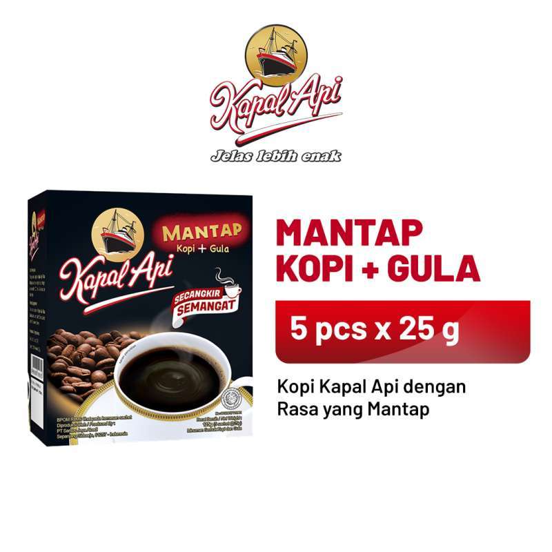 Promo KAPAL API Gula Rasa Mantap 1 Dus (5 x 25 gr) Diskon 3% di Seller Kapal Api Official Store ...