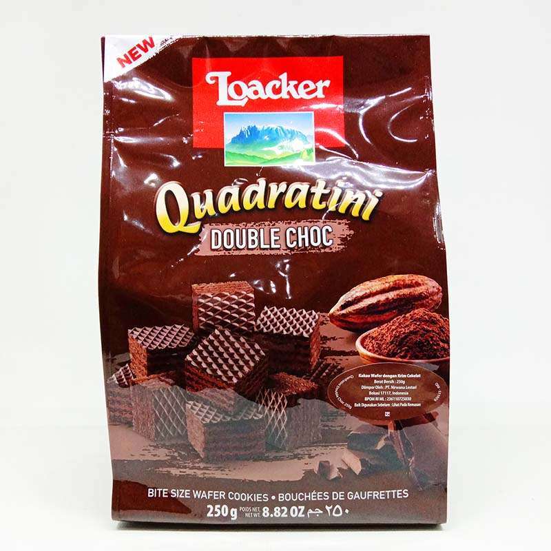 Jual LOACKER QUADRATINI DOUBLE CHOCO WAFERS 250 G di Seller Papaya ...