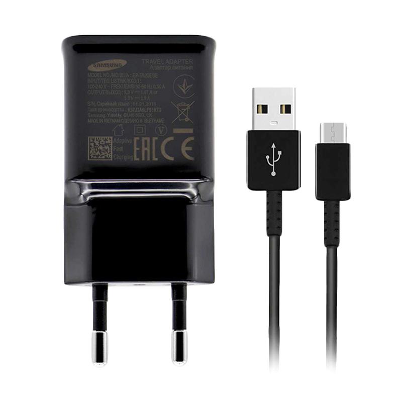 Jual Samsung Fast charger USB Type-C Travel Adapter - Hitam - Black di ...