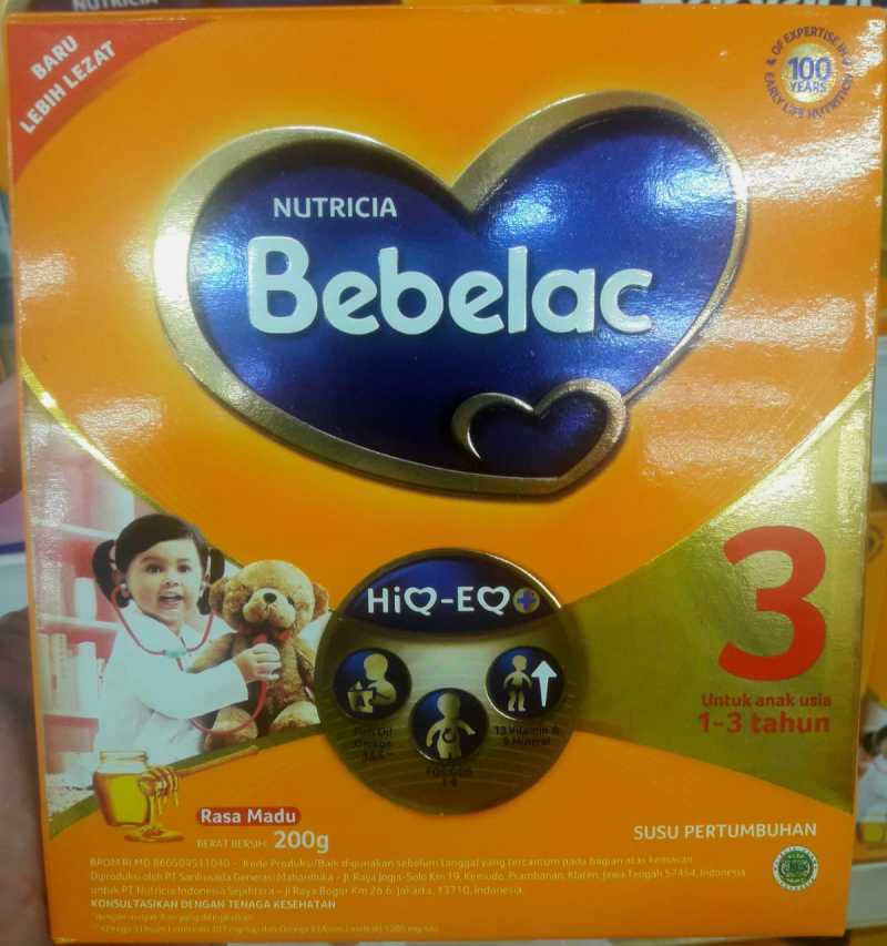 Promo Bebelac 3 Rasa Madu 200 gr Batita 1-3 tahun - Nutricia Bebelove ...