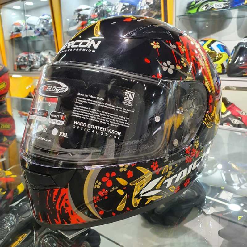 Promo CARGLOSS SIRCON CR TAICHI RONIN | HELM MOTOR FULL FACE Diskon 23% ...