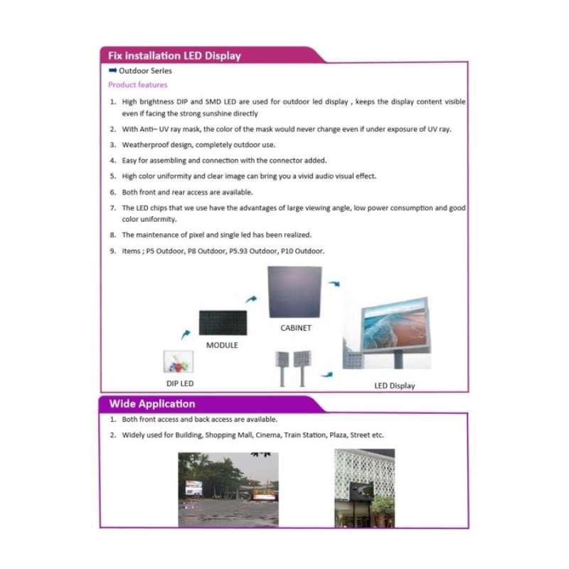 Jual Terlaris Led Videotron P5 Termurah Outdoor Full Color Original ...