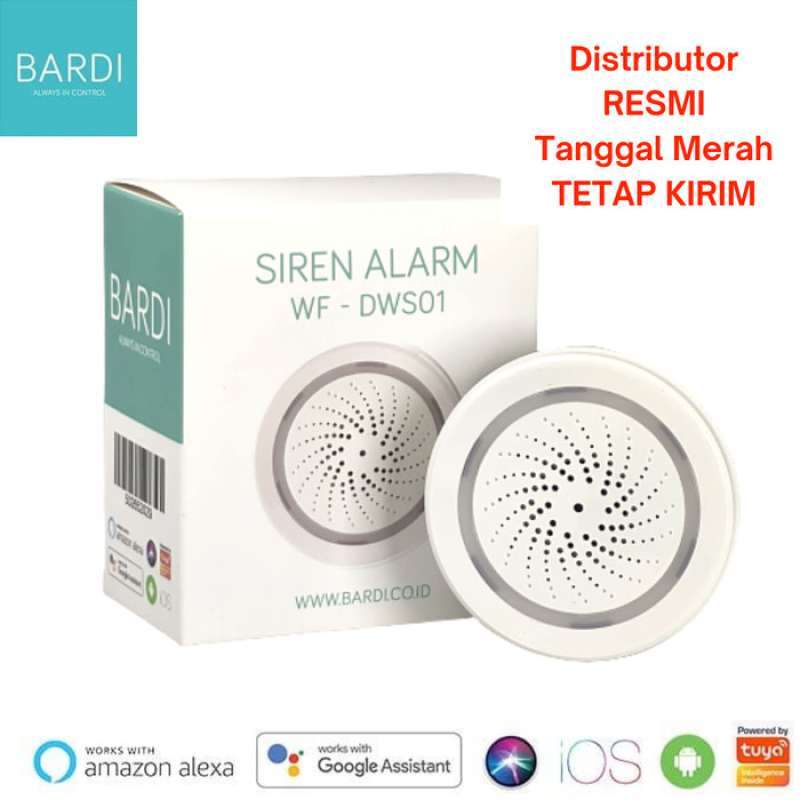 Jual Bardi Smart Home Wifi Siren Loud Alarm Android-ios Security System ...