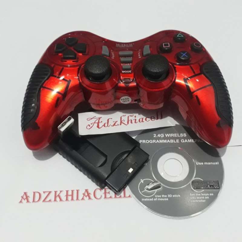 Promo Stik Stick Pc Ps Bluetooth Game Gamepad Usb M-tech Turbo Wireless ...