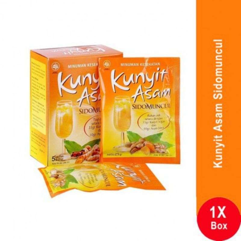 Jual SIDOMUNCUL Kunyit Asam Melancarkan Datang Bulan dan Menyegarkan ...