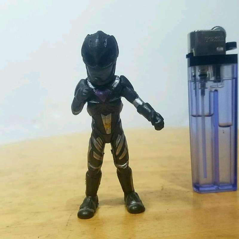 Jual mainan static figure power ranger black mmpr mighty morphin power ...