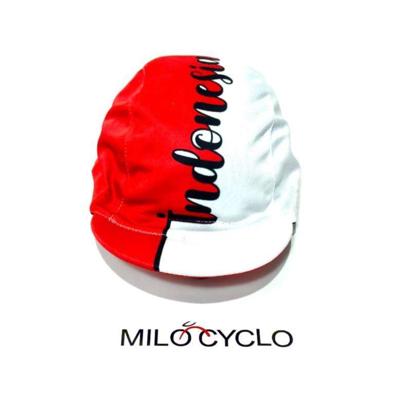 Jual Topi Sepeda Cycling cap Indonesia Hebat di Seller Milo Astra Nova ...