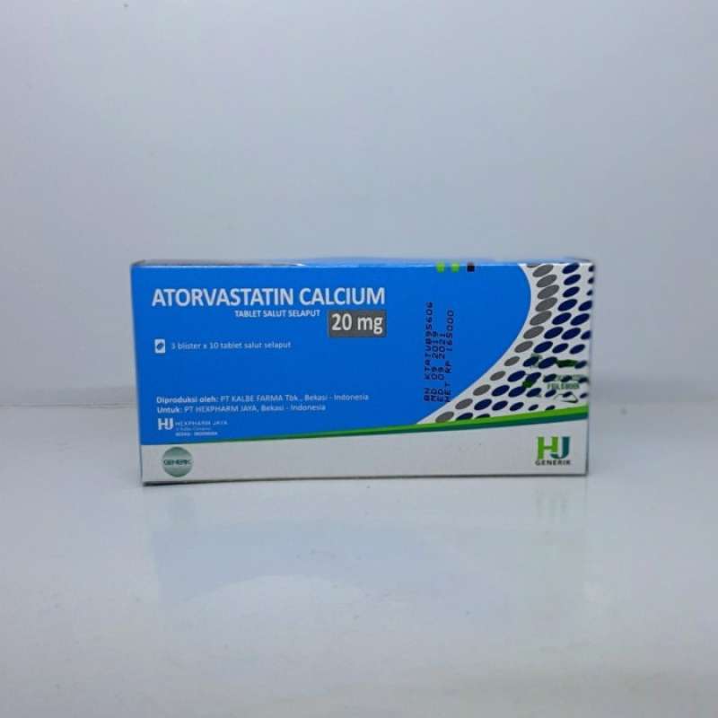 Jual Original Atorvastatin 20mg HJ - BOX di Seller Bogasari Farma - Pal ...