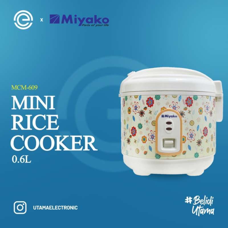 Promo MIYAKO Mini Rice Cooker 0.6 Liter - MCM-609 Diskon 2% di Seller ...