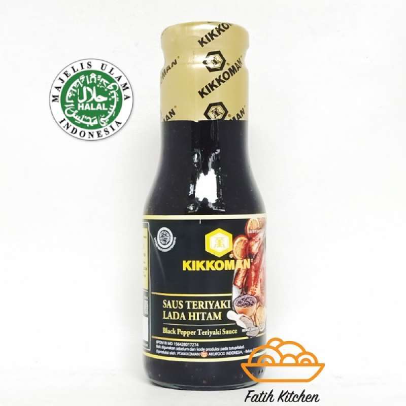 Jual KECAP KIKKOMAN TERIYAKI LADA HITAM / KIKKOMAN / SAUS KIKKOMAN ...