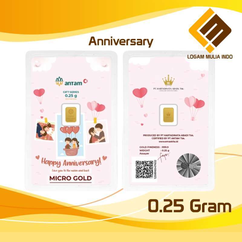 Promo LOGAM MULIA MICRO GOLD ANTAM HARTADINATA 0.1 GRAM 0.1GR ...