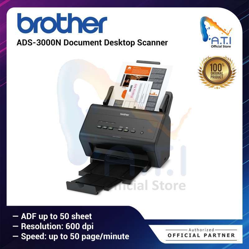 Jual Brother Scanner Ads3000n Scanner Brother Network Ads 3000n Ads ...
