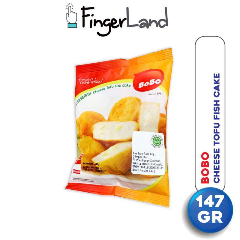 Jual Bobo Cheese Tofu 147 Gram Kue Ikan Rasa Keju Di Seller Fingerland ...