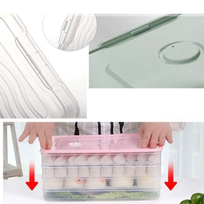 Jual tempat kotak storage box penyimpan makanan / food kitchen ...