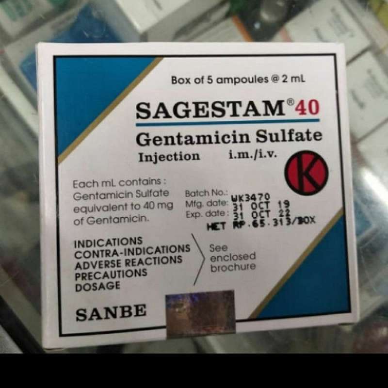 Promo Sagestam 40 Injeksi -box Diskon 5% Di Seller Link Pharmacy - Link ...