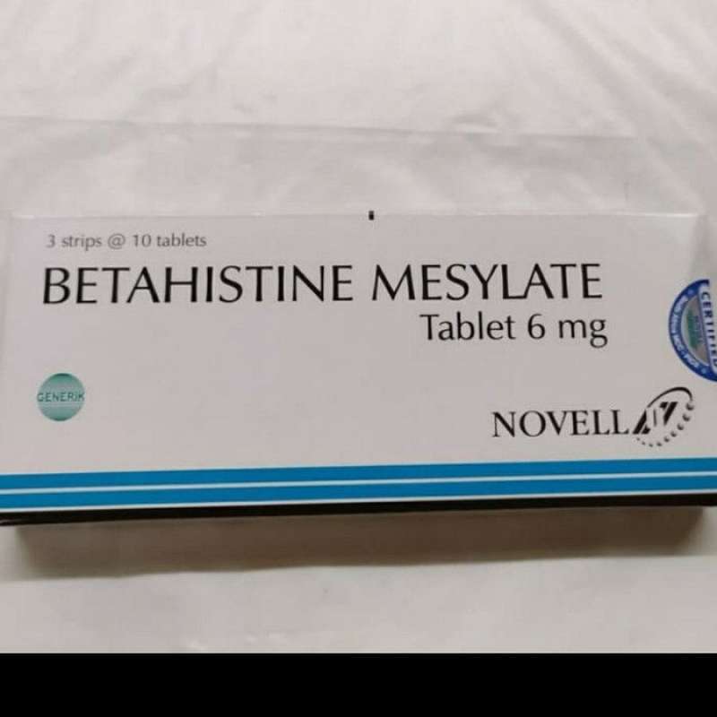 Jual Betahistine Novel 6 Mg Per Box di Seller Link pHarmacy - Kota ...