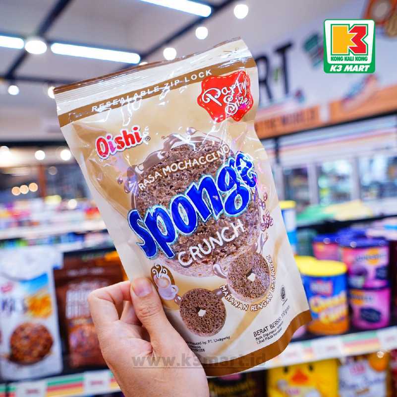 Jual Oishi SPONGE Crunch - Snack Busa Manis Rasa MOCCACINO - 120 gr di ...