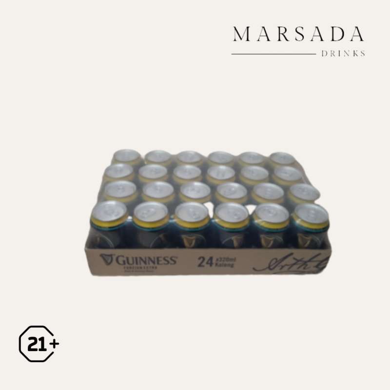 Jual Guinness Bir Hitam 320 mL x 24 Kaleng di Seller Toko Marsada ...
