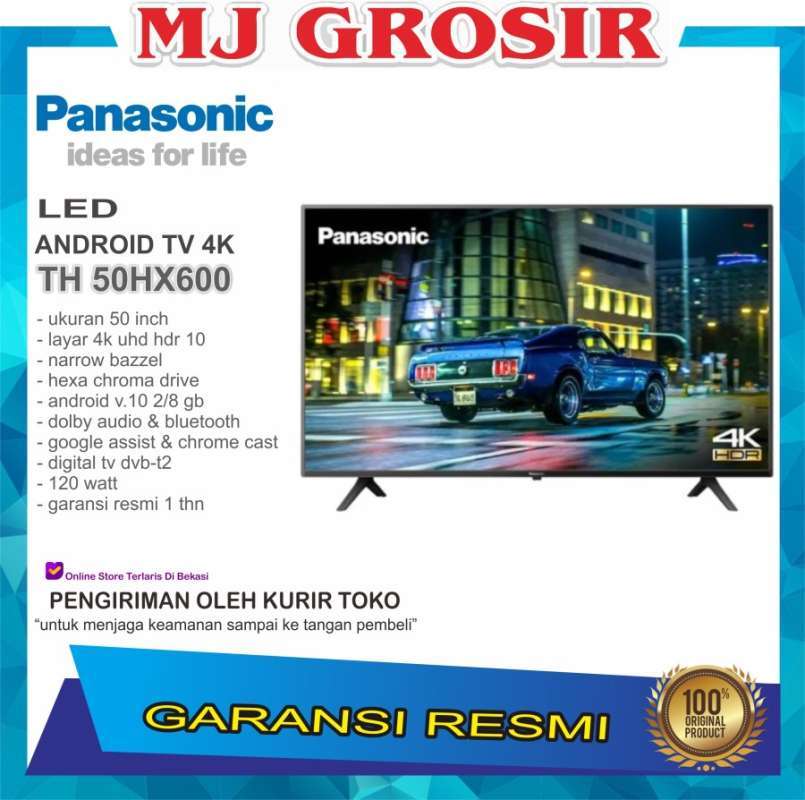 Jual LED TV PANASONIC 50 50HX600 50 INCH USB MOVIE UHD 4K HDMI ANDROID ...