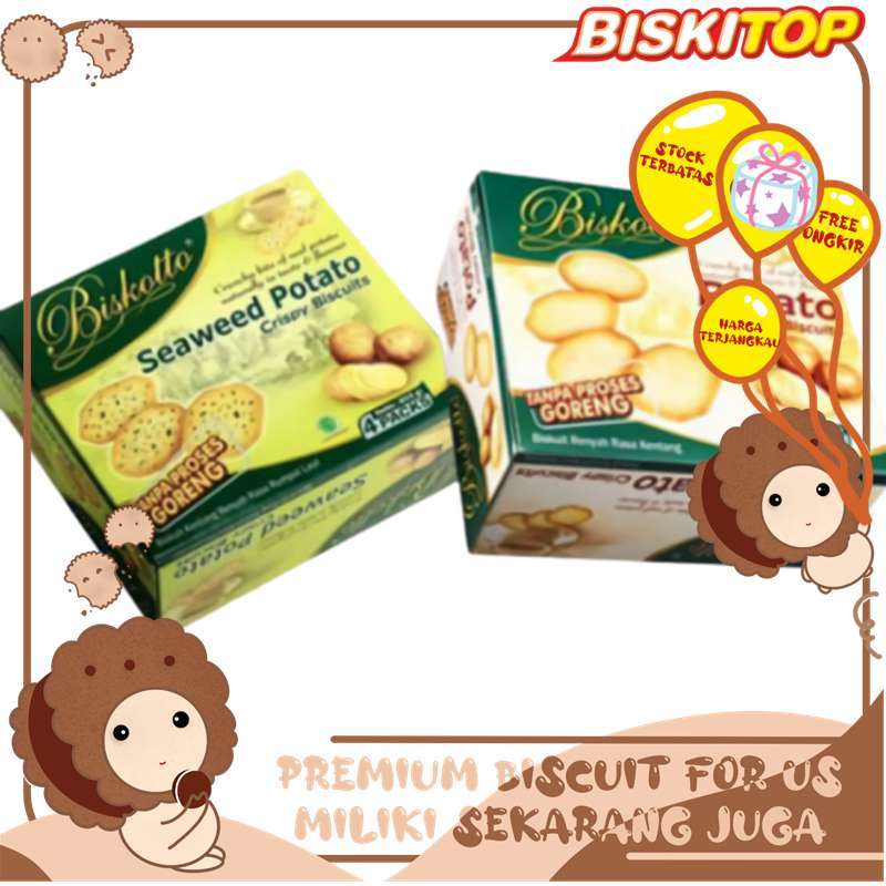 Jual Biskitop - Potato Crispy Box 400g Biskuit Kue Kering Anak Dewasa ...