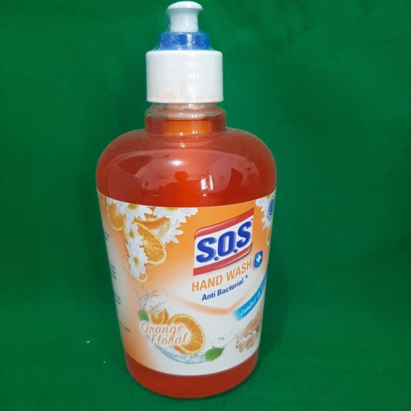 Jual SOS Hand Soap Botol Pump 400ml Aroma Orange Jeruk di Seller Alat ...
