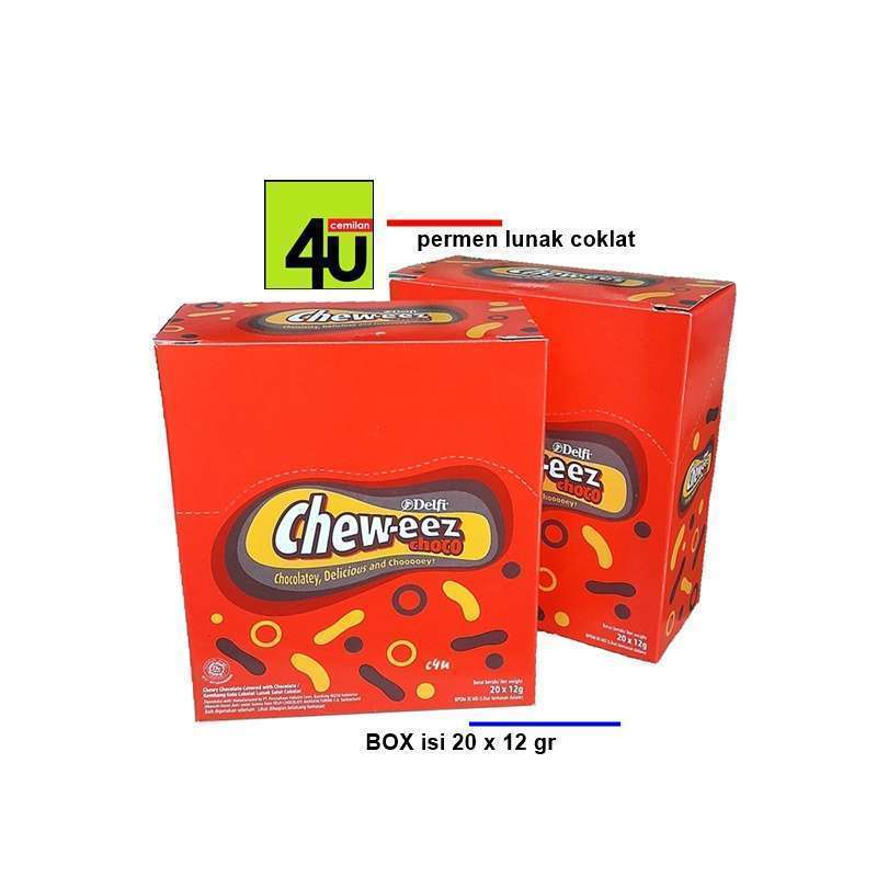 Jual Delfi Chew-Eez Permen Lunak Cokelat [BOX isi 20 sachet] di Seller ...