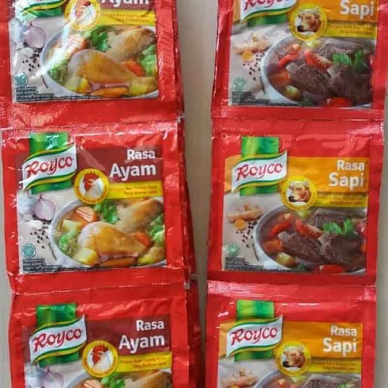 Promo Kaldu Rasa Sapi Royco 1 Renceng 12 Sachet 8 g - Makmur Abadi ...