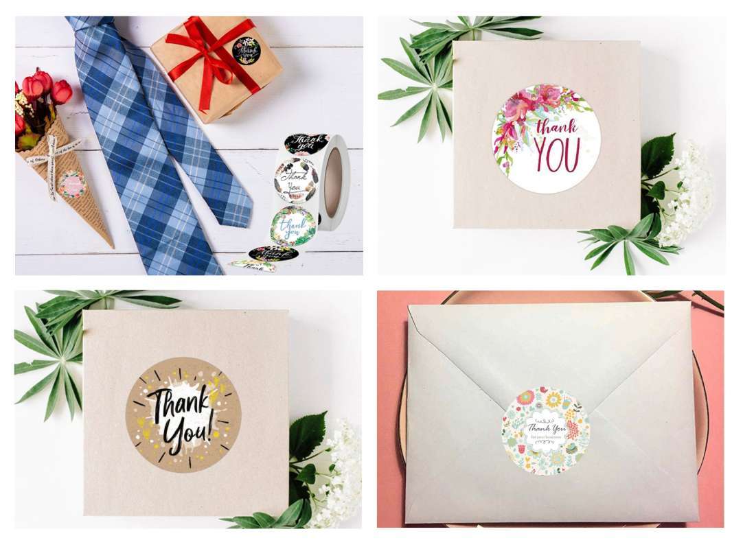 Promo Hx102 P-u [500 Pcs @ 2.5 Cm] Sticker Thank You Stiker Ucapan ...