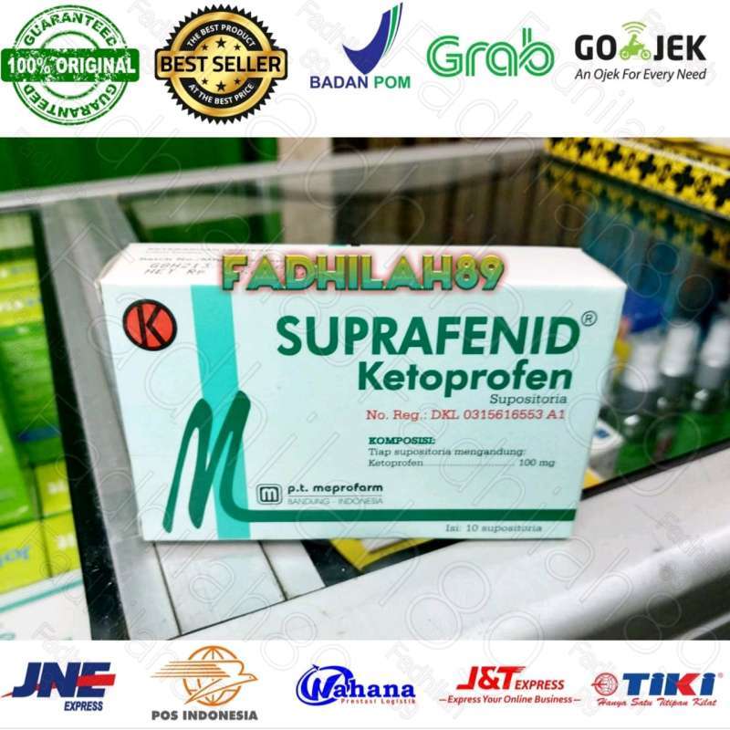 Promo SUPRAFENID BOX ORIGINAL Ketoprofen 100 MG (ISI 10 Supp) Diskon 30 ...