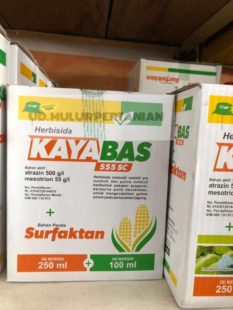 Jual Herbisida KAYA BAS 555SC plus Surfaktan 250ml 100ml di Seller UD ...