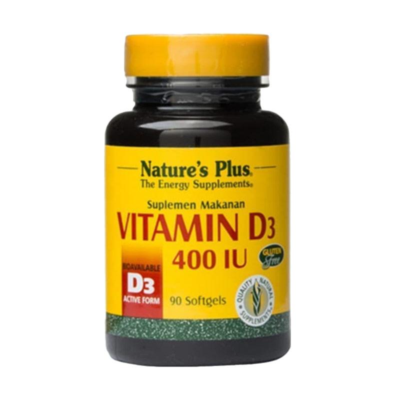 Jual NATURE'S NATURES NATURE PLUS VITAMIN D3 400IU 400 IU IMUNITAS KEKEBALAN DAYA TAHAN TUBUH 90 ...