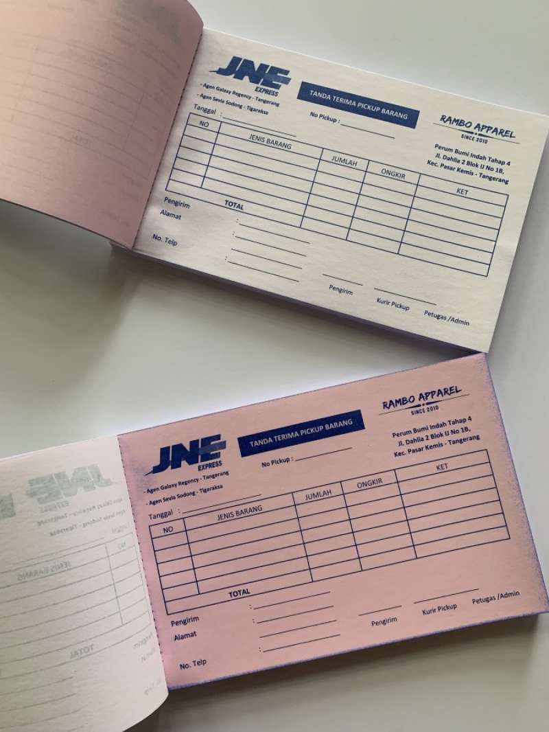 Jual Cetak Nota Kwitansi Surat Jalan Bon Depo Pasir Ukuran 10 X 16 Cm ...