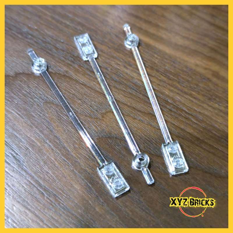 Jual LEGO PARTS 6276993 - Plate 1x2 with Shaft 12M Transparent di ...