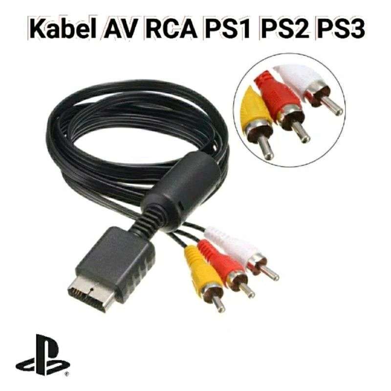 Jual SONY Kabel AV for PS1/PS2/PS3 - Hitam di Seller Myvostore ...
