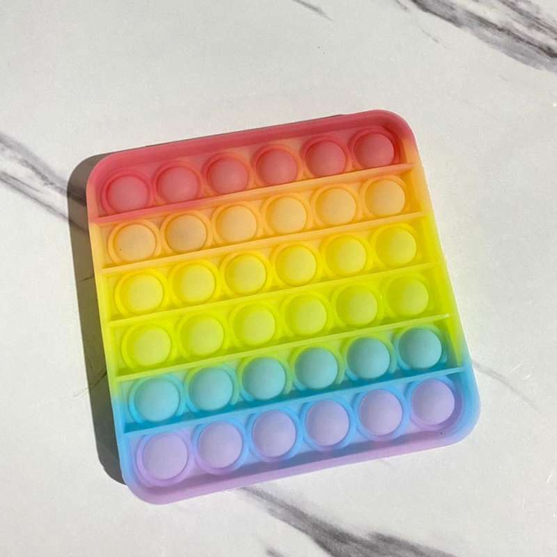 Jual POP IT GLOW IN THE DARK JELLY- rainbow its tik tok viral bubble ...
