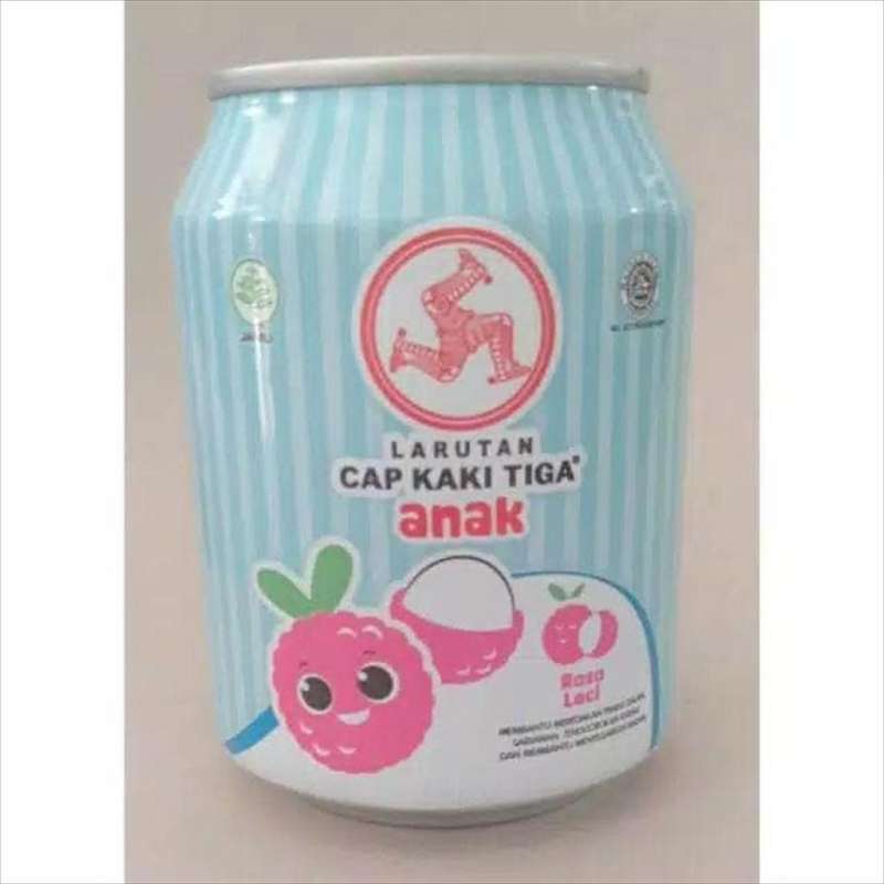 Jual Larutan Cap Kaki Tiga Anak Kaleng Leci 250 ml di Seller Bunda pipin mart - Kebon Jeruk ...